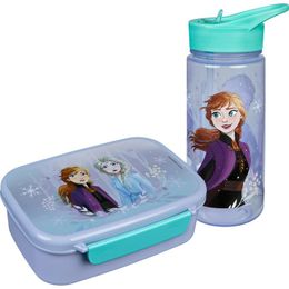 Scooli Kinder Lunchbox &raquo;Brotzeitdose & Trinkflasche, Frozen&laquo; Set, 2 tlg. mit Trinkflasche bunt