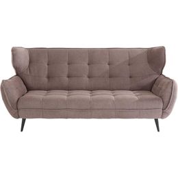Home Affaire 3-Sitzer &raquo;Ariana&laquo; Big-Sofa bzw. stylischer Hochlehner grau 90% Polyester 10% Polyamid