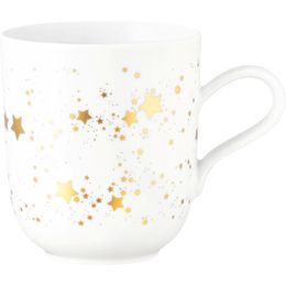 Seltmann Weiden Becher &raquo;Liberty - Golden Stars&laquo; Becher mit Henkel 0,40 l gold Porzellan