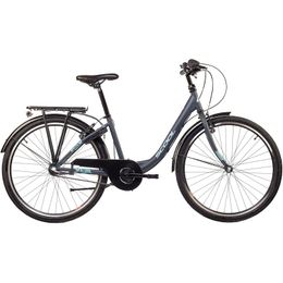 S'COOL S&rsquo;COOL Jugendfahrrad &raquo;S'COOL chiX&laquo; 3 Gang Shimano Nabenschaltung 26 Zoll, Jugendliche, mit Gep&auml;cktr&auml;ger und Schutzblech blau Jugendfahrrad