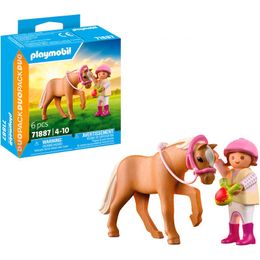 Playmobil Konstruktions-Spielset &raquo;M&auml;dchen mit Pony (71887), Duo Pack&laquo; Made in Europe bunt Konstruktions-Spielset