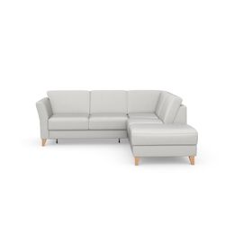 Sit & More sit&more Ecksofa &raquo;Visby L-Form&laquo; Wahlweise mit Bettfunktion und Stauraum, frei im Raum stellbar grau