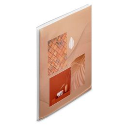 Hama Einsteck-Fotoalbum &raquo;Fotoalbum Softcover-Album "Singo II", f&uuml;r 80 Fotos 10x15cm, Terracotta&laquo; braun Papier Stilvolle Geschenkverpackung f&uuml;r ihre 