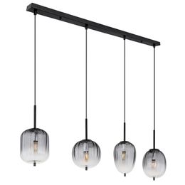 Globo LIGHTING H&auml;ngeleuchte &raquo;ATTILA&laquo; E14 1 Stk. H&auml;ngelampe/Pendelleuchte/verschiedene Gl&auml;ser/Glas rauchfarben