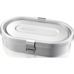 Gefu Lunchbox &raquo;COMPANION&laquo; Set, 2 tlg. Bentobox-System: &Auml;u&szlig;ere Dose 700 ml, Innendose 170 ml silber