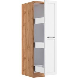 KOCHSTATION Apothekerschrank &raquo;KS-Lana&laquo; Breite 30 cm wei&szlig; Holzwerkstoff, MDF