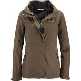 Lpo Damen LPO Outdoorjacke &raquo;BEAUMONT II NEW WOMEN&laquo; auch in Gro&szlig;en Gr&ouml;&szlig;en erh&auml;ltlich braun 44L