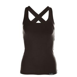 WINSHAPE Damen Sporttop &raquo;WVR25&laquo; Cross Back Style schwarz S