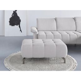 Home Affaire Polsterhocker &raquo;Fresh&laquo; passend zum Ecksofa "Fresh", auch in Bezug Olympia EASY CLEAN silber 98% Polyester 2% Polyamid