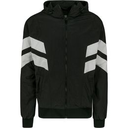Urban Classics Damen Urban Classics Allwetterjacke &raquo; Herren Crinkle Panel Track Jacket&laquo; 1 Stk. tlg. mit Kapuze S
