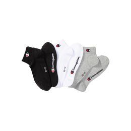 Champion Damen Kurzsocken &raquo;6pk Quarter Socks&laquo; Packung, 6 Paar tlg. f&uuml;r Fitnessaktivit&auml;ten, sportlicher Stil, elastisch grau 35-38
