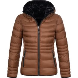 DEPROC Active Damen DEPROC Active Wendejacke &raquo;GILMOUR NEW REVERSAL Women&laquo; Wendejacke mit schlichtem Design braun 36 (S)