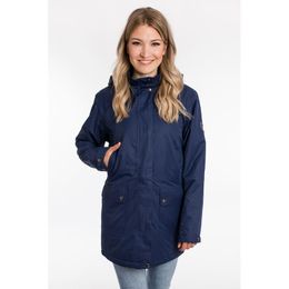 DEPROC Active Damen DEPROC Active Parka &raquo;PAISLEY WOMEN NEW&laquo; leicht wattierter Parka mit abnehmbarer Kapuze blau 40/42 (M)