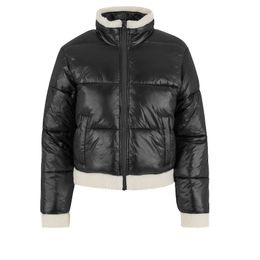 Urban Classics Damen Urban Classics Allwetterjacke &raquo; Ladies Recycled Shiny Puffer Sherpa Jacket&laquo; 1 Stk. tlg. ohne Kapuze XL