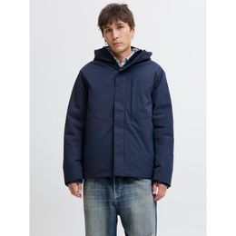 Jack & Jones Jack & Jones Herren Outdoorjacke &raquo;JJEKEEN JACKET AW25 SN&laquo; mit Kapuze blau XS