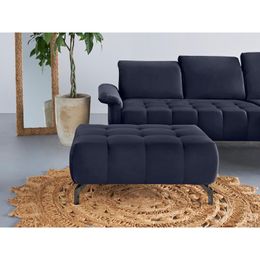Home Affaire Polsterhocker &raquo;Fresh&laquo; passend zum Ecksofa "Fresh", auch in Bezug Olympia EASY CLEAN blau 100% Polyester