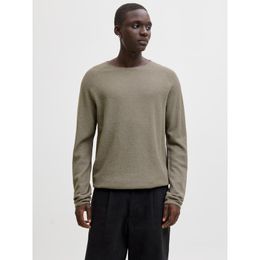 Jack & Jones Jack & Jones Herren Rundhalspullover &raquo;JJEHILL KNIT CREW NECK NOOS&laquo; mit Strukturstrick XS