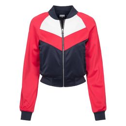 Urban Classics Damen Urban Classics Allwetterjacke &raquo; Damen Ladies Short Raglan Track Jacket&laquo; 1 Stk. tlg. ohne Kapuze XS