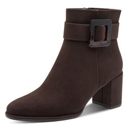 Marco Tozzi Damen Marco Tozzi Stiefelette , Blockabsatz, Ankleboots mit modischer Zierschnalle 39