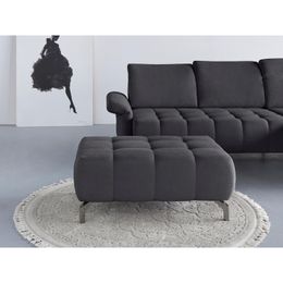 Home Affaire Polsterhocker &raquo;Fresh&laquo; passend zum Ecksofa "Fresh", auch in Bezug Olympia EASY CLEAN grau 98% Polyester 2% Polyamid