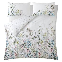 Laura Ashley Wendebettw&auml;sche &raquo;Point of Fields, aus Baumwoll-Satin,&laquo; 3 tlg. tlg. mit floralem Muster, inkl 2 Kissenbez&uuml;ge Satin, Obermaterial: 100% 