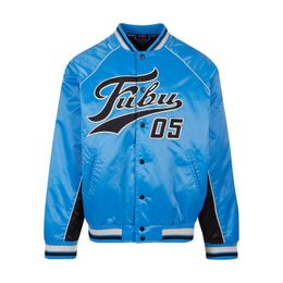 Fubu Damen Bomberjacke &raquo; Herren FM241-012-1 Varsity Satin Raglan Bomber Jacket&laquo; 1 Stk. tlg. ohne Kapuze XXL