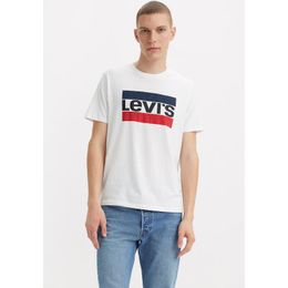 Levi's Levi's Damen T-Shirt mit gro&szlig;em Logoprint wei&szlig; M