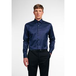 Eterna Herren Langarmhemd &raquo;SLIM FIT&laquo; NON IRON (b&uuml;gelfrei) blau 44, Normalgr&ouml;&szlig;en
