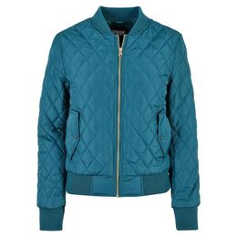 Urban Classics Damen Urban Classics Allwetterjacke &raquo; Damen Ladies Diamond Quilt Nylon Jacket&laquo; 1 Stk. tlg. ohne Kapuze XS