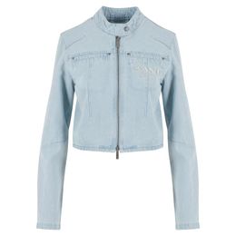 Karl Kani Damen Allwetterjacke &raquo; Retro TM Denim Biker Jacket&laquo; 1 Stk. tlg. ohne Kapuze XL