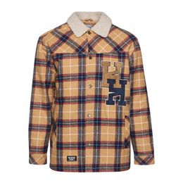 Karl Kani Damen Allwetterjacke &raquo; Herren Woven Retro Heavy Flannel Shirt Jacket&laquo; 1 Stk. tlg. ohne Kapuze XS