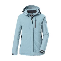 Killtec Damen Funktionsjacke &raquo;KOW 225 WMN JCKT&laquo; Atmungsaktive, wind- und wasserdichte Damenjacke, abnehmbare Kapuze 48