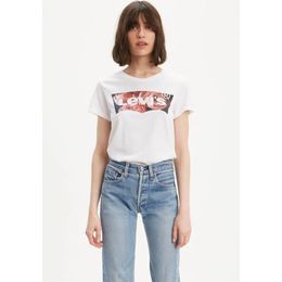 Levi's Levi's Damen T-Shirt &raquo;LSE THE PERFECT TEE&laquo; mit Logodruck wei&szlig; XS (34)
