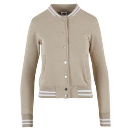 Urban Classics Damen Urban Classics Anorak &raquo; Damen Ladies College Sweat Jacket&laquo; 1 Stk. tlg. ohne Kapuze XS