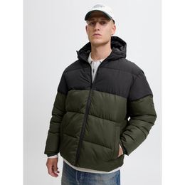 Jack & Jones Jack & Jones Herren Steppjacke &raquo;JJMAZE PUFFER HOOD&laquo; mit Kapuze L