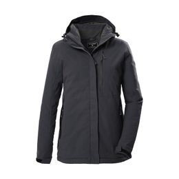 Killtec Damen Funktionsjacke &raquo;KOW 219 WMN JCKT&laquo; Atmungsaktive, wind- und wasserdichte Damenjacke, abnehmbare Kapuze 46