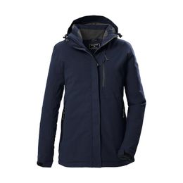 Killtec Damen Funktionsjacke &raquo;KOW 219 WMN JCKT&laquo; Atmungsaktive, wind- und wasserdichte Damenjacke, abnehmbare Kapuze 42