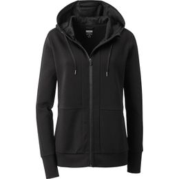 Lpo Damen LPO Fleecejacke &raquo;Sportjacke Veloria&laquo; Angeschnittene Kapuze mit Kordelzug 40 (M)