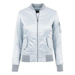 Urban Classics Damen Urban Classics Allwetterjacke &raquo; Damen Ladies Satin Bomber Jacket&laquo; 1 Stk. tlg. ohne Kapuze XS