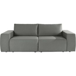 LOOKS by Wolfgang Joop Big-Sofa &raquo;LooksII Breite 242cm, komfortabel und bequem, viel Platz&laquo; geradlinig und komfortabel grau