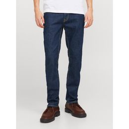 Jack & Jones JACK & JONES Slim-fit-Jeans &raquo;JJIGLENN mit Used-Look und Stretchkomfort&laquo; Abriebeffekte, modisch, slim fit, Baumwollmischung Blue-Denim 30 - L&auml;nge 34...