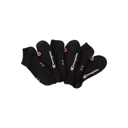 Champion Damen Sneakersocken &raquo;6pk Sneaker Socks&laquo; 6 Stk. tlg. f&uuml;r Erwachsene, sportlicher Stil, elastisch schwarz 39-42