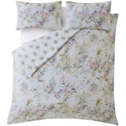 Laura Ashley Wendebettw&auml;sche &raquo;Linlithgow&laquo; 3 tlg. tlg. mit floralem Muster, inkl 2 Kissenbez&uuml;ge Satin, Obermaterial: 100% Baumwolle