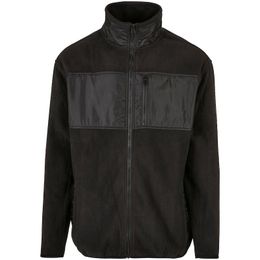Urban Classics Jungen Urban Classics Fleecejacke &raquo; Herren Patched Micro Fleece Jacket&laquo; 1 Stk. tlg. ohne Kapuze M