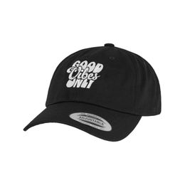 Mister Tee Cap "Good Vibes Only Low Profile Cotton Twill" in Schwarz | Gr.: onesize