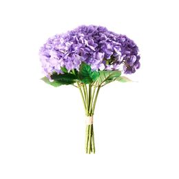 Beliani K&uuml;nstlicher Blumenstrau&szlig; PERNES in Violett/Gr&uuml;n - (W) 45 x (H) 50 x (L) 45 cm | Gr.: onesize