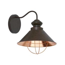 Licht-Erlebnisse Wandlampe in Braun Kupfer | Gr.: onesize