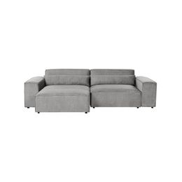 Beliani Ecksofa HELLNAR in Grau - (W) 262 x (H) 70 x (L) 176 cm | Gr.: onesize