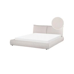 Beliani Doppelbett VINAY in Beige - (W) 196 x (H) 90 x (L) 233 cm | Gr.: onesize