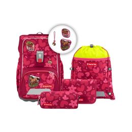 Step By Step GIANT Schulranzen-Set Wild Horse Nora 5-tlg. in rot | Gr.: onesize